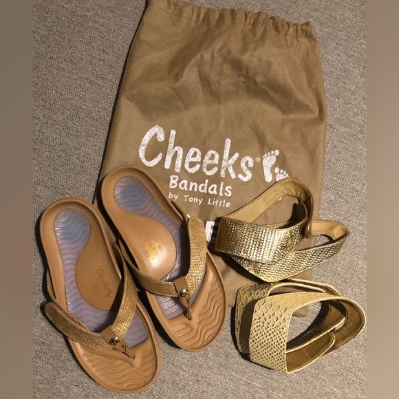 Cheeks Bandals by Tony Little | Shoes | Cheeks Bandals Exercise Sandals ...